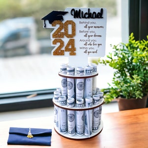 Personalized Graduation Money Holder 2024, Graduation Money Tree Gifts ...