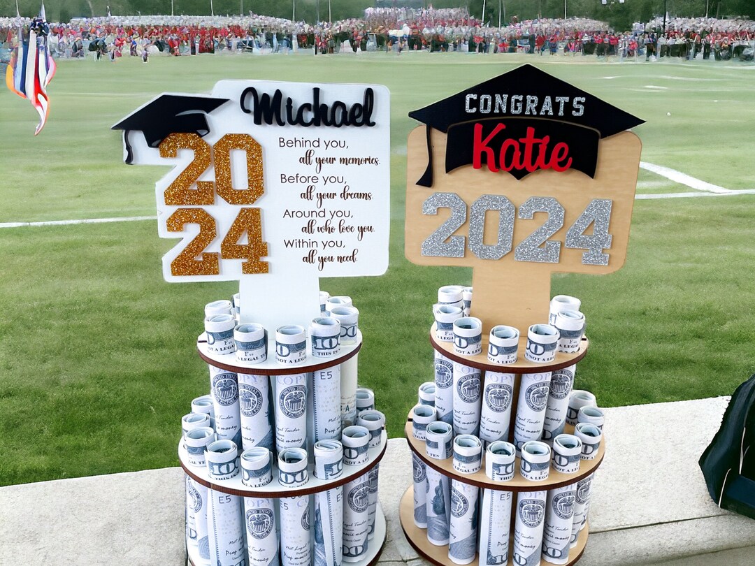Personalized Graduation Money Holder 2024, Graduation Money Tree Gifts ...