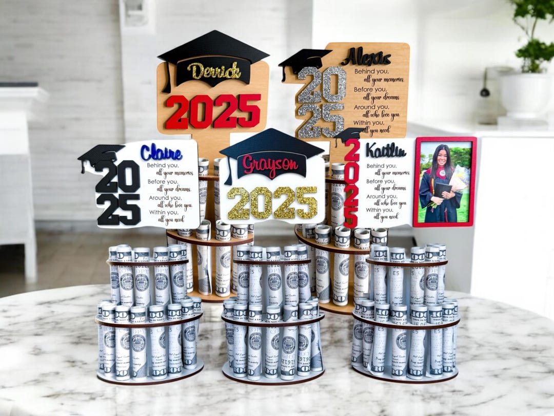 Personalized Graduation Money Holder 2025, Graduation Money Tree Gifts ...