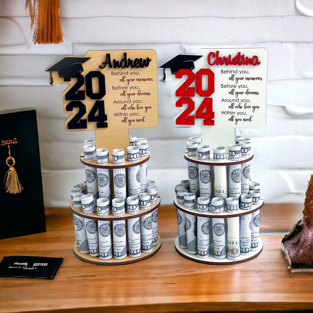 Personalized Graduation Money Holder, Graduation Money Tree Gifts for ...