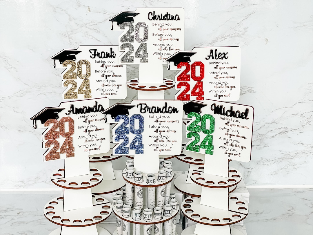 Personalized Graduation Money Holder 2024, Graduation Money Tree Gifts ...