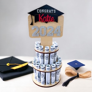 Personalized Graduation Money Holder 2024, Graduation Money Tree Gifts ...