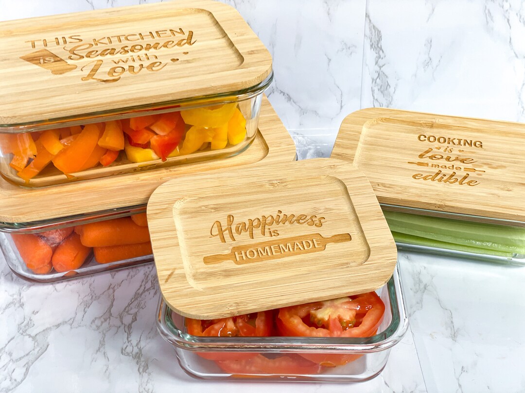 Personalized New Home Gift, Eco Friendly Gifts, Glass Tupperware, Food ...