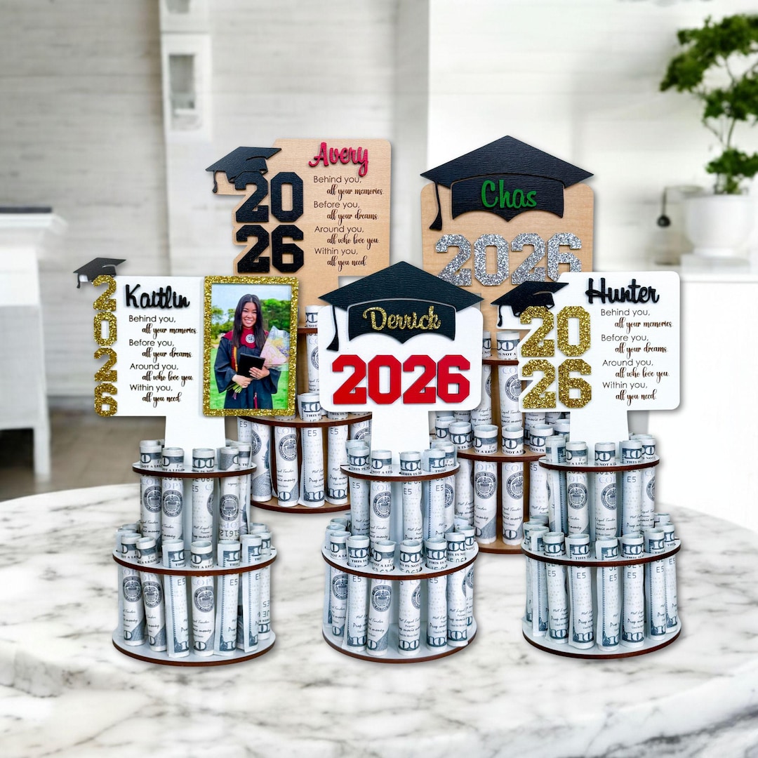 Personalized Graduation Money Holder 2026, Graduation Money Tree Gifts ...
