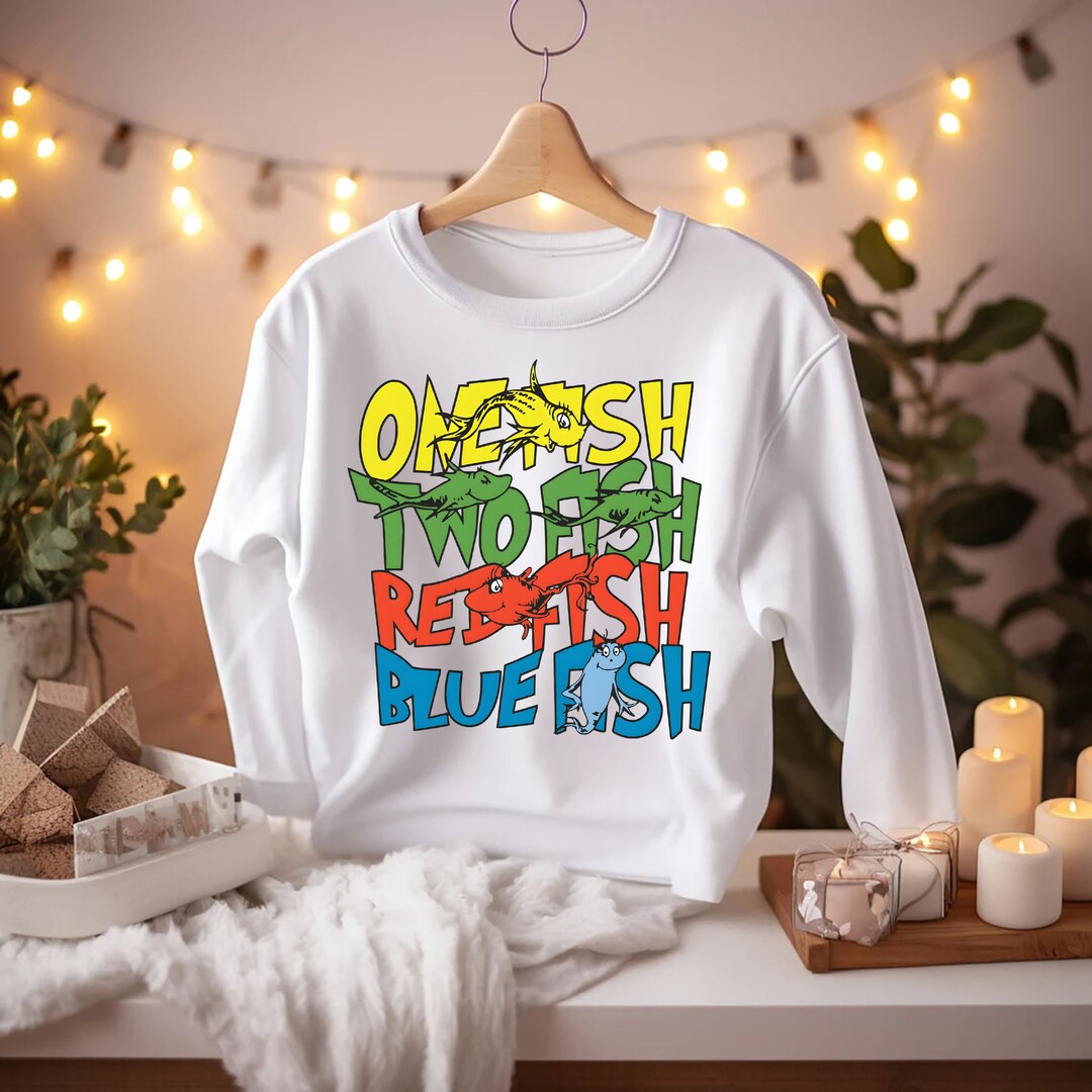 Chemise un poisson, deux poissons rouge poisson, chemise un poisson ...