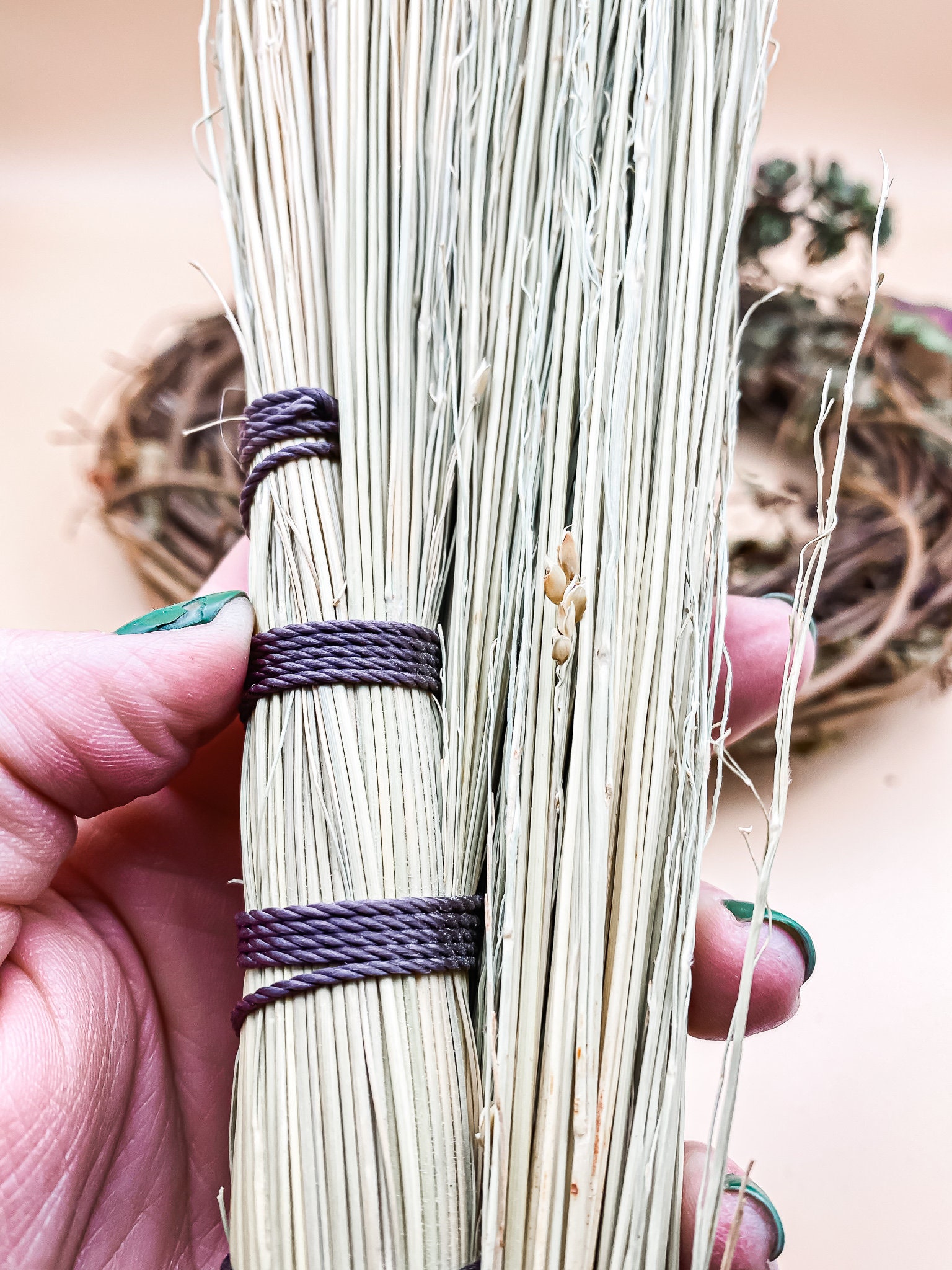 Hand Broom Cobwebber with Turkey Wing Design | Etsy