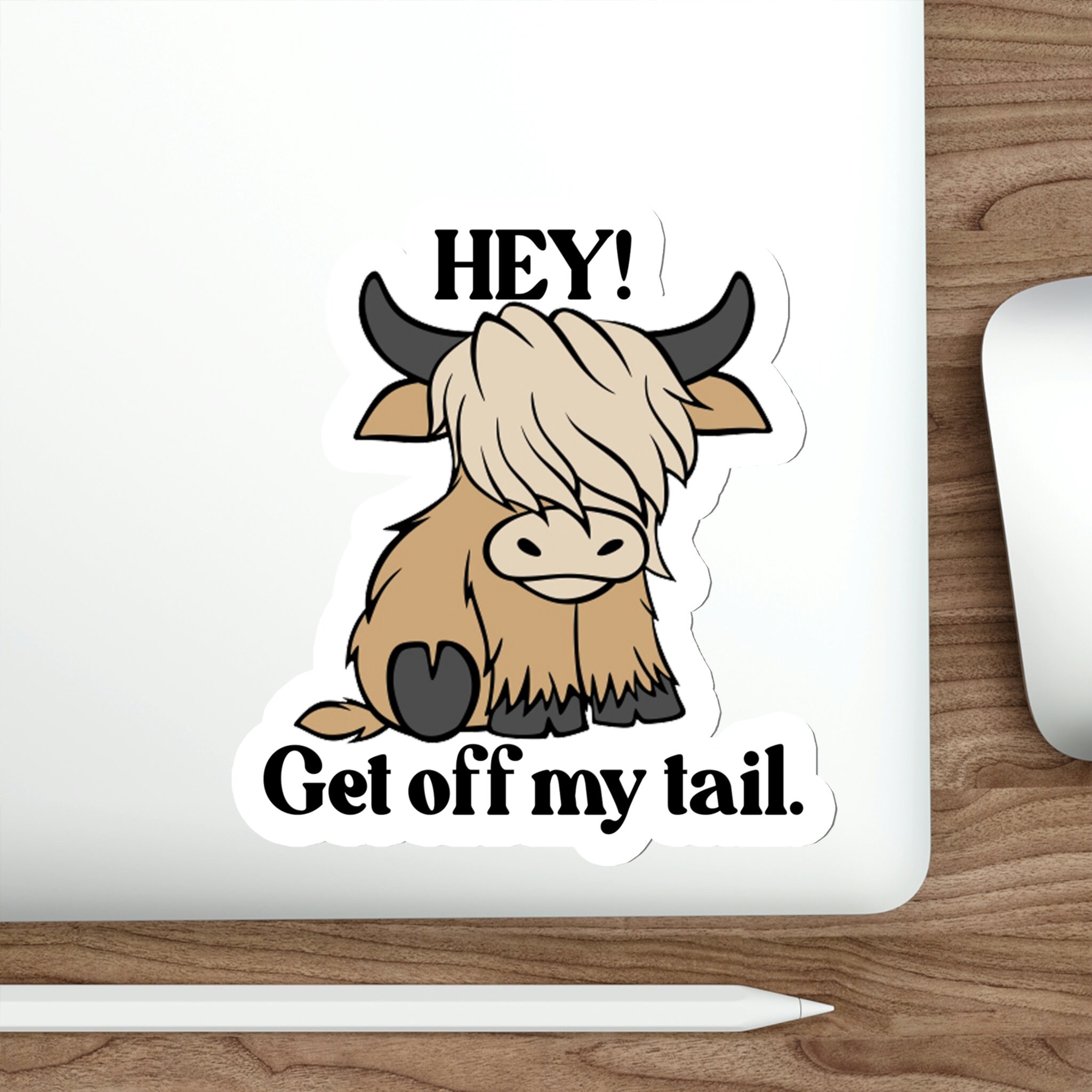 Highland Cow Bumper Sticker Car Decal Window Decal - Etsy