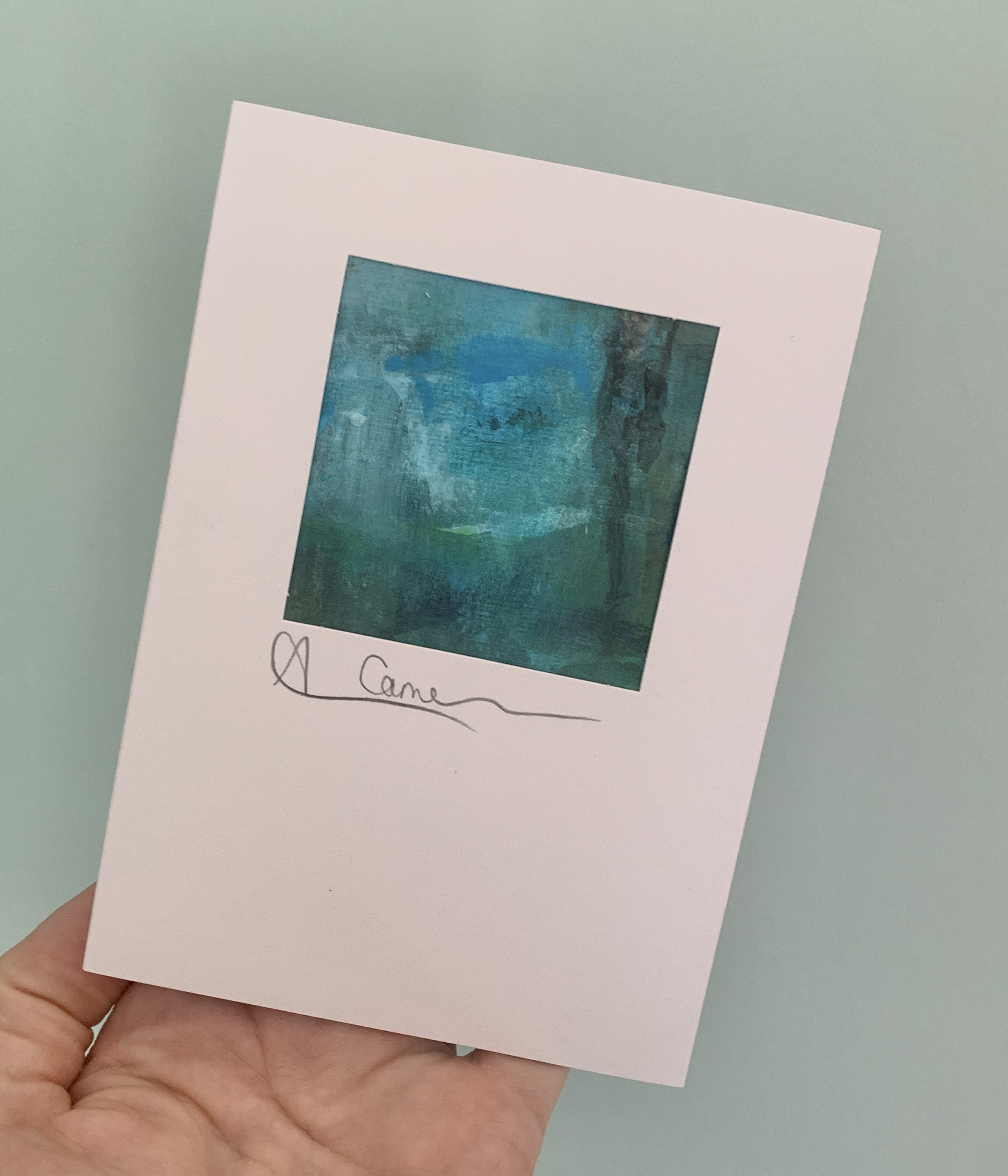 Frameable, Signed, Original Hand Painted Art Greeting Cards Pack of 4 ...