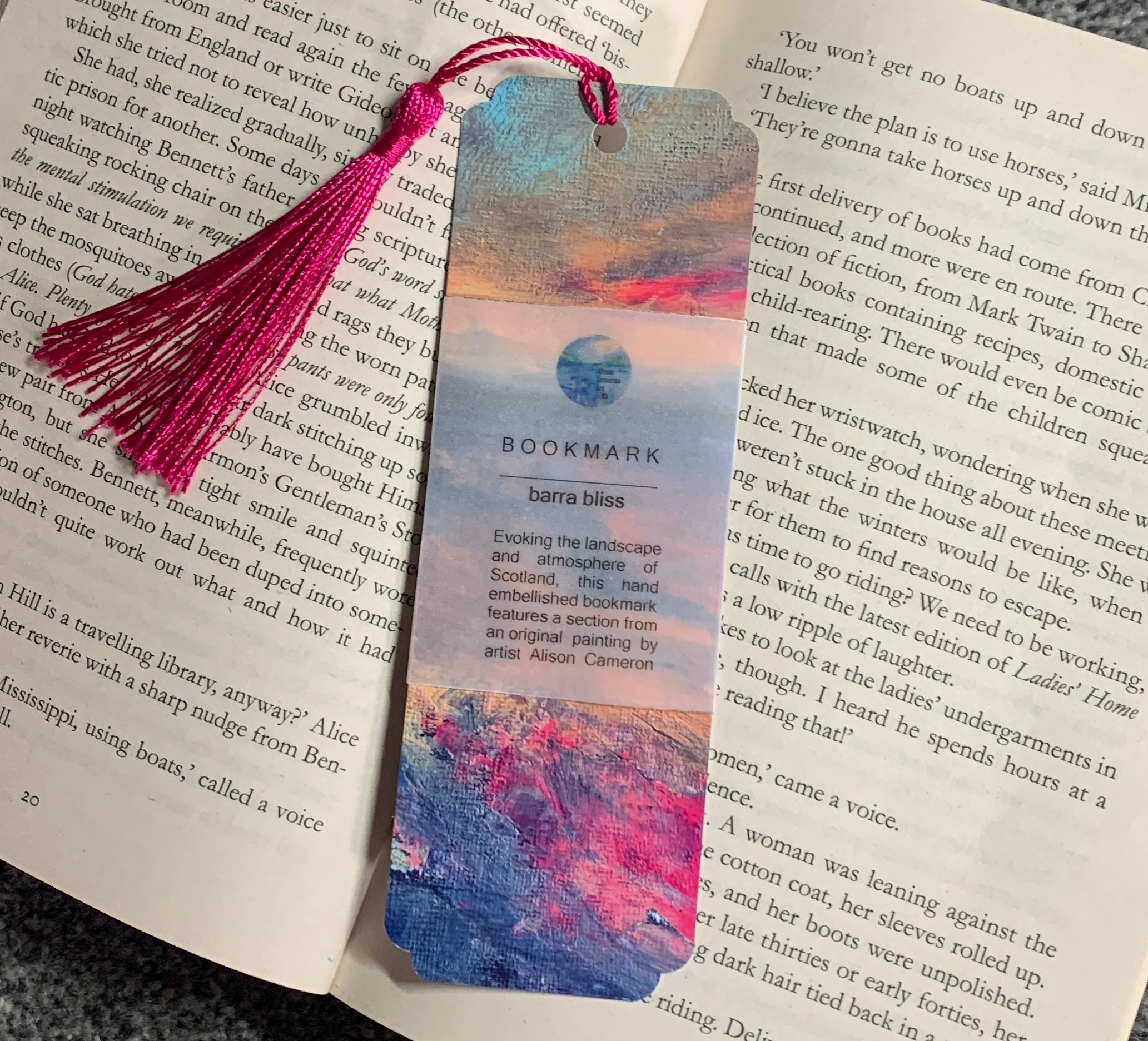 Sense of Scotland Bookmarks, Scottish Book Lovers, Art Bookmark, Gift ...