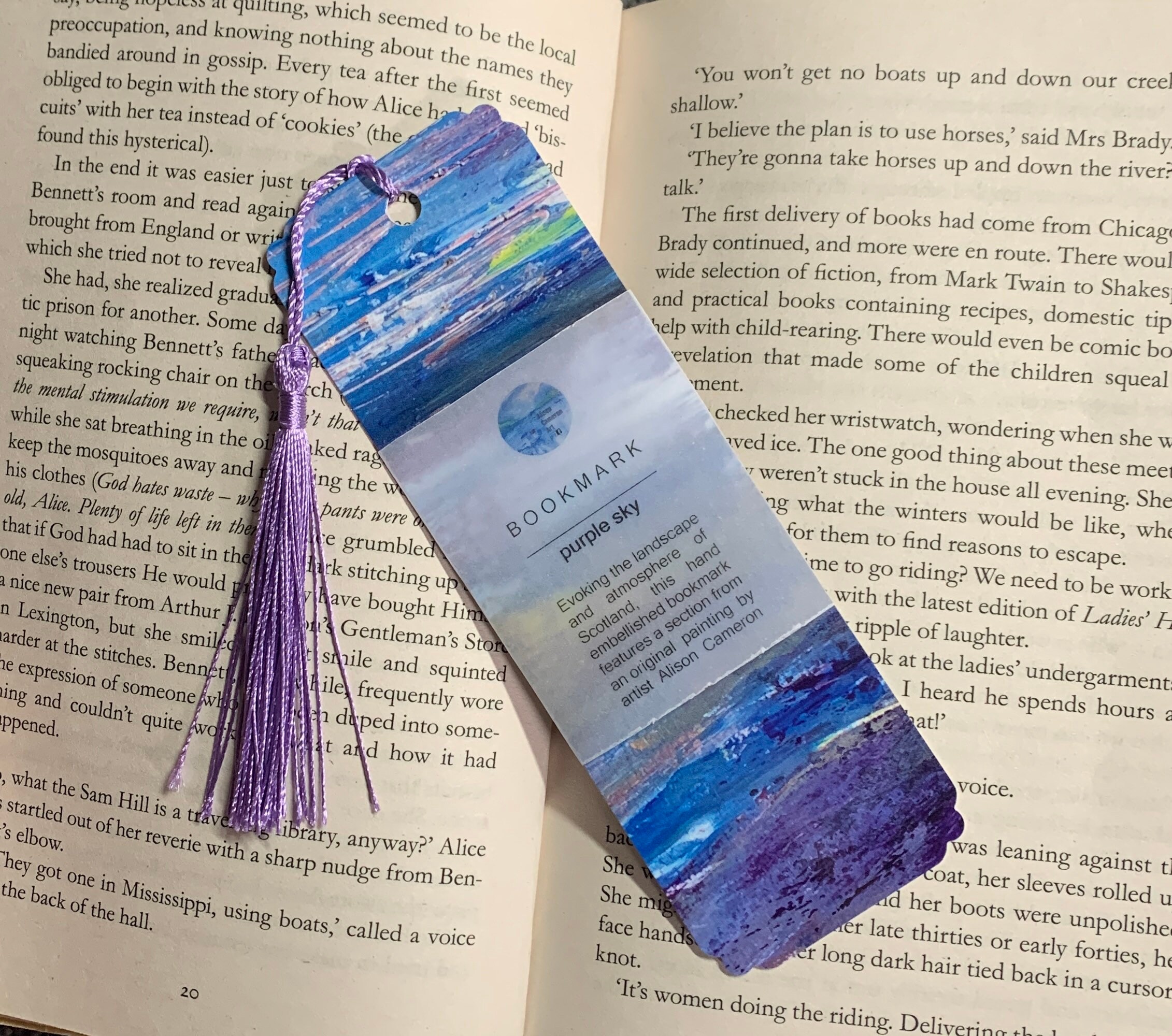 Sense of Scotland Bookmarks, Scottish Book Lovers, Art Bookmark, Gift ...