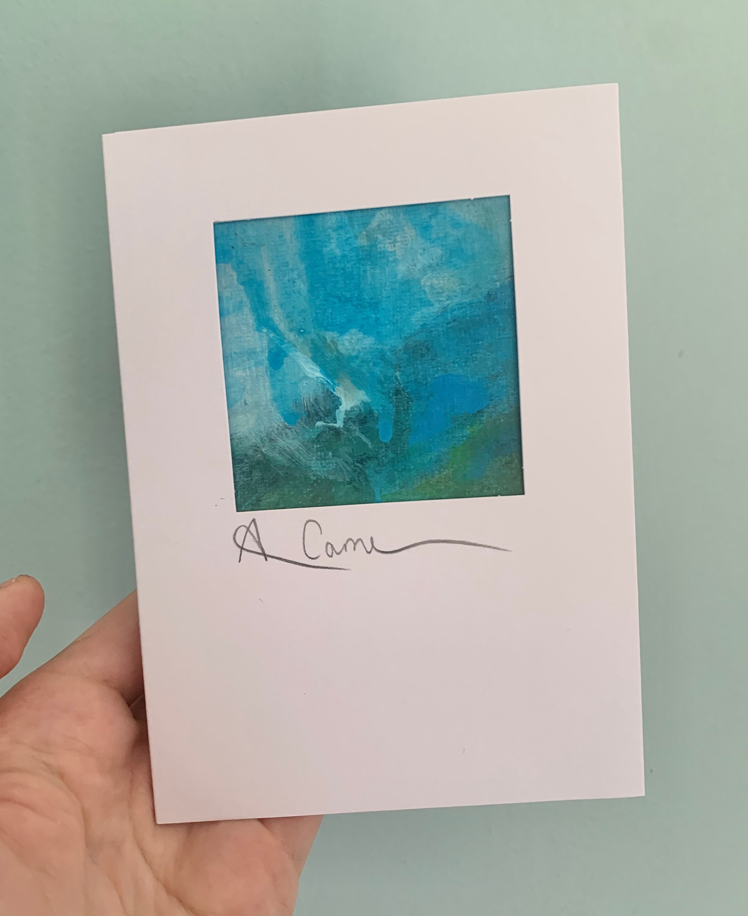 Frameable, Signed, Original Hand Painted Art Greeting Cards Pack of 4 ...