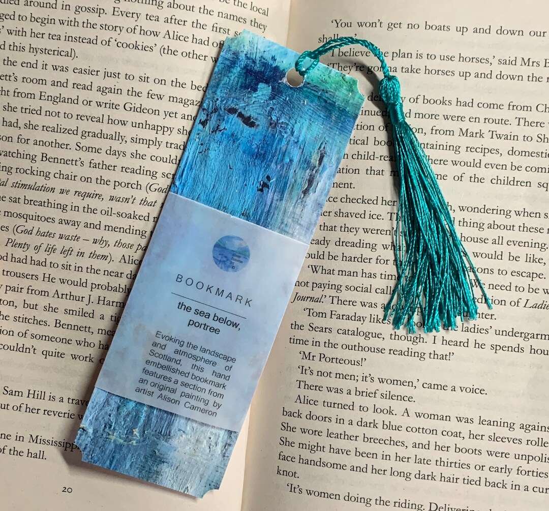 Sense of Scotland Bookmarks, Scottish Book Lovers, Art Bookmark, Gift ...