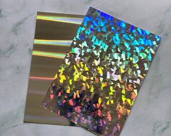 Holographic Cardstock - Etsy