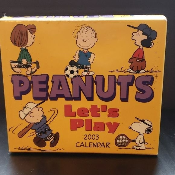 Peanuts Gang Comic Strip Vintage 2002 2003 Desk Calendars - Etsy