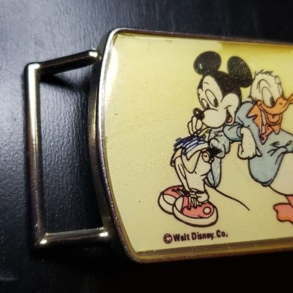 Lee Disney Co Mickey Mouse Donald Duck Vintage Belt Buckle - Etsy