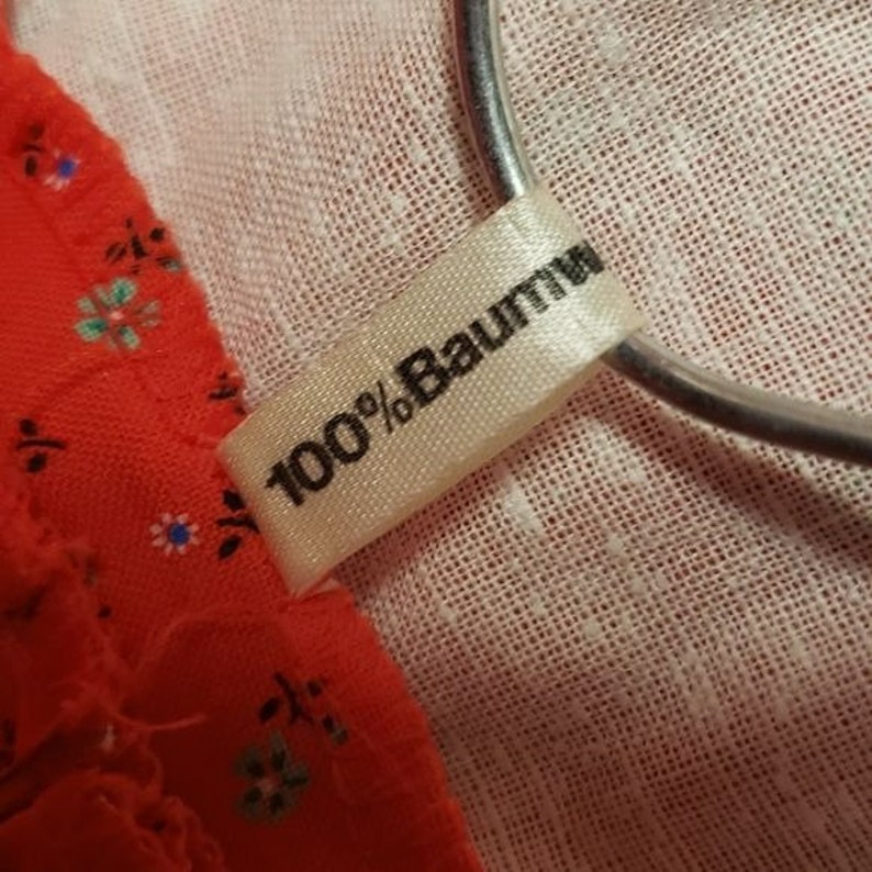 Cottagecore Red Mini Floral Dress - Etsy