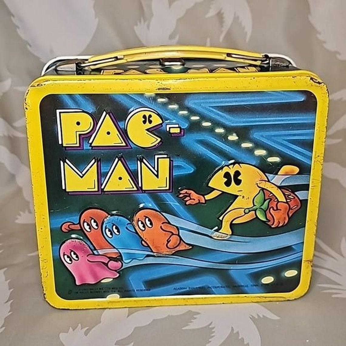 Vintage Aladdin 1980 PAC-MAN Video Game Metal Lunchbox - Etsy