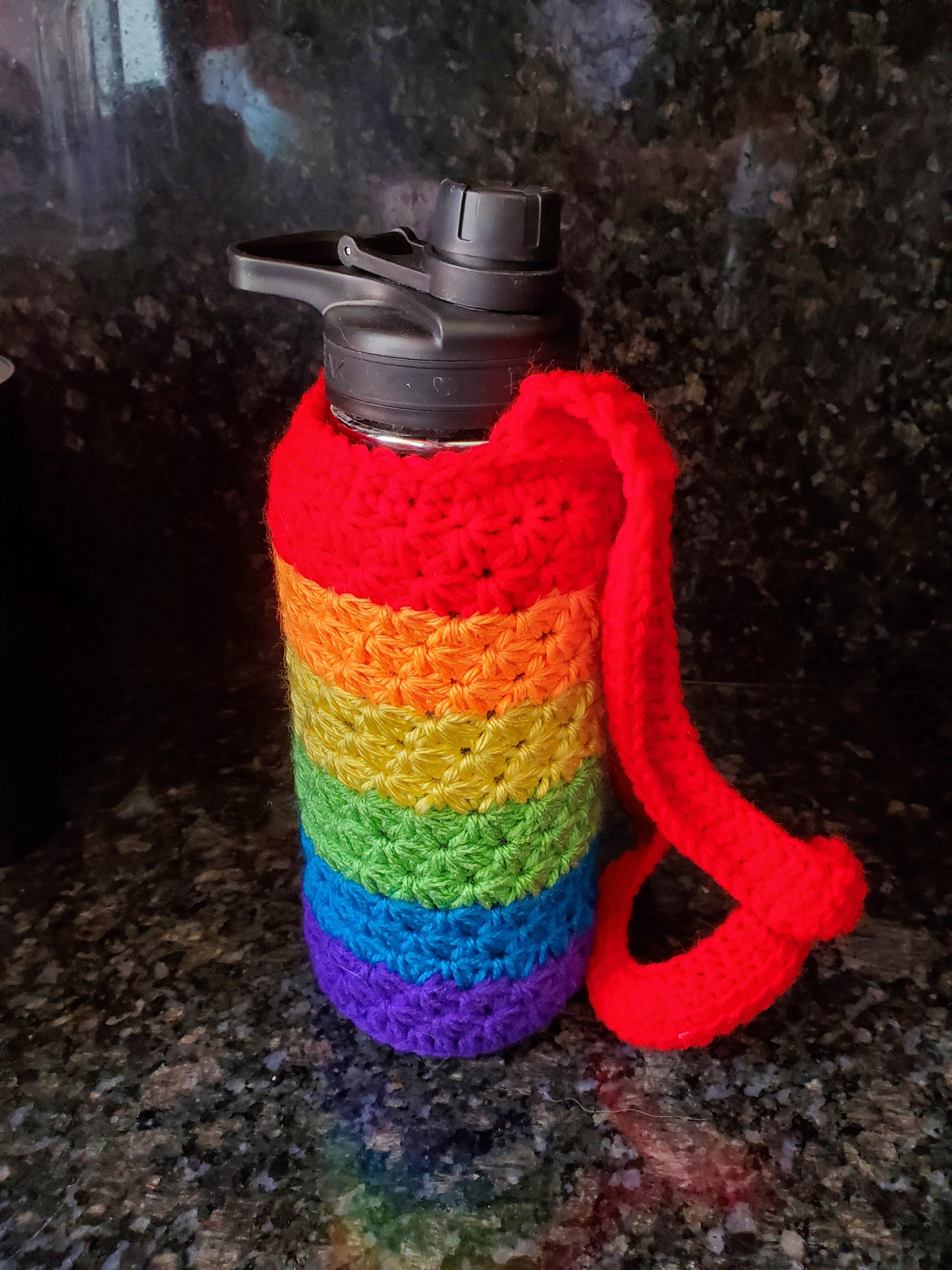 Pride Flag Water Bottle Holder | Etsy