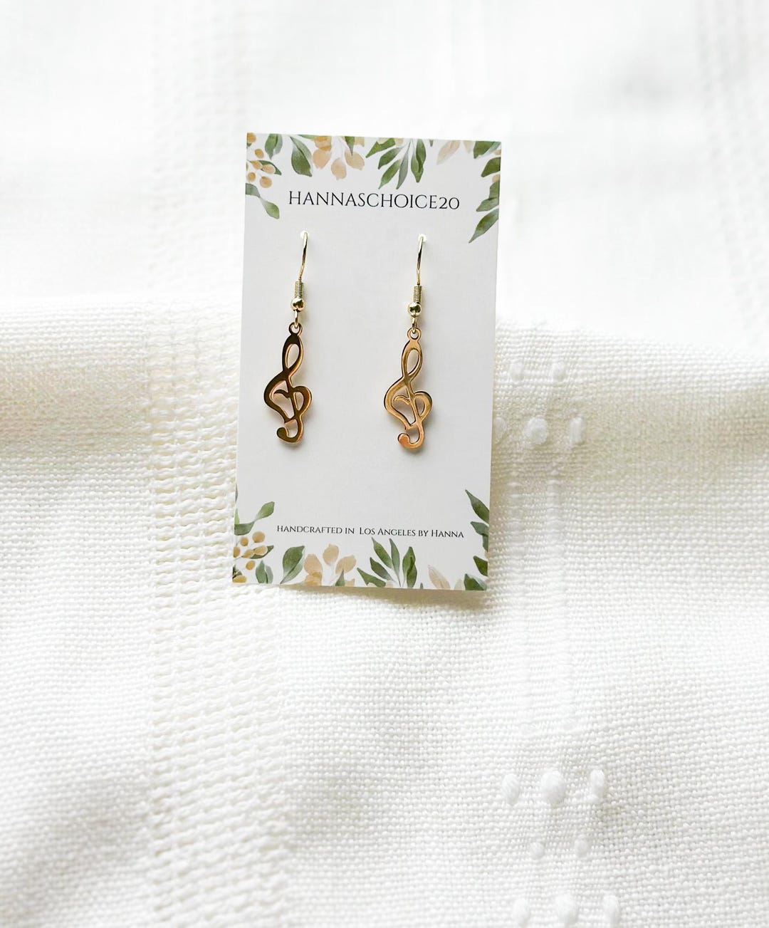 Treble Clef Earrings Jewelry, Unique Fun Musician Symbol Earrings Gifts ...