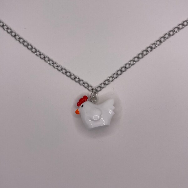 Chicken Necklace - Etsy