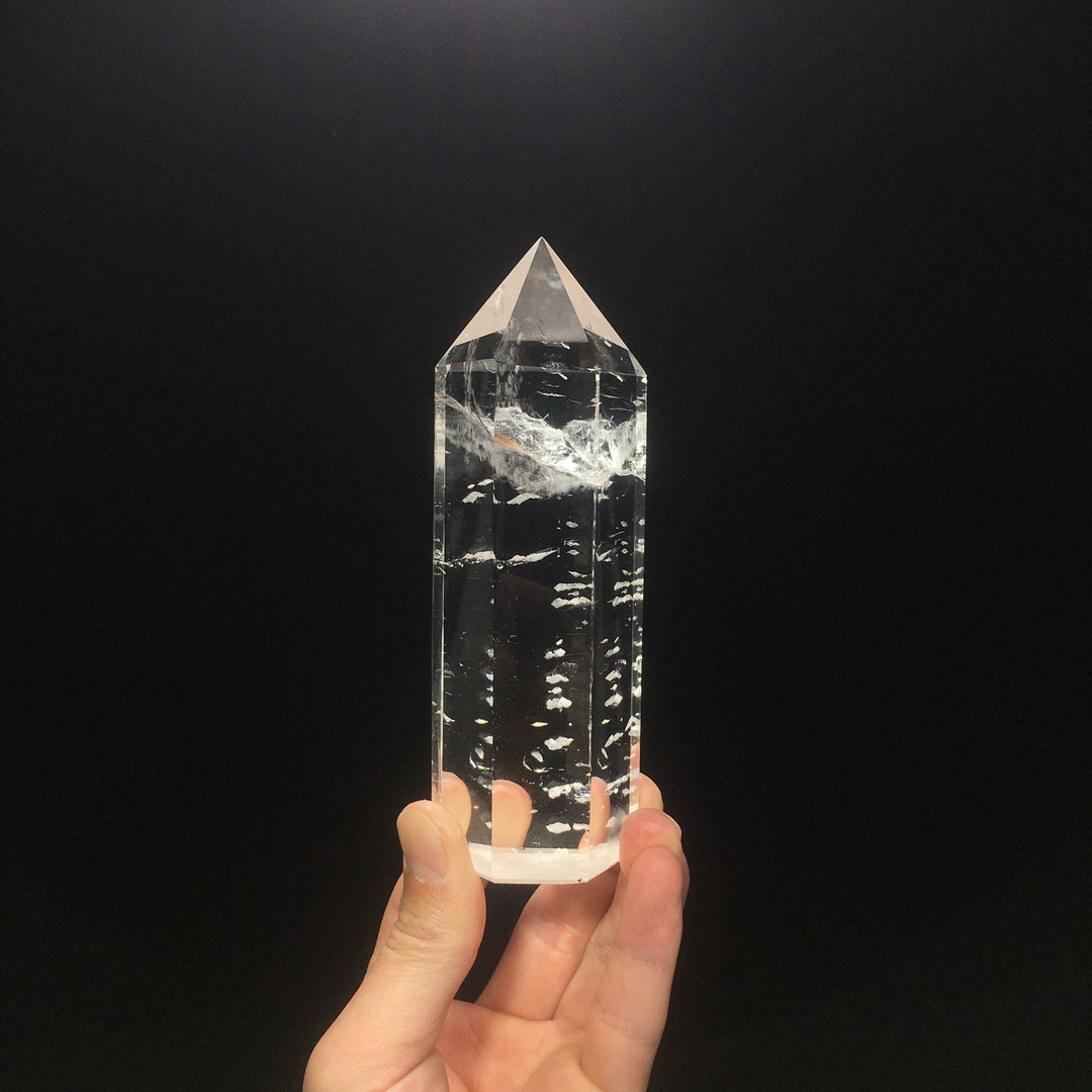 5.66gorgeous Natural High Quality Himalaya Transparent Quartz Crystal ...
