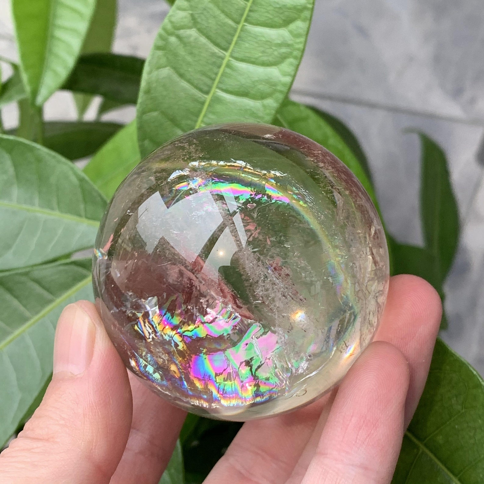 59mm Natural High Quality Himalaya Clear Rainbow Crystal | Etsy