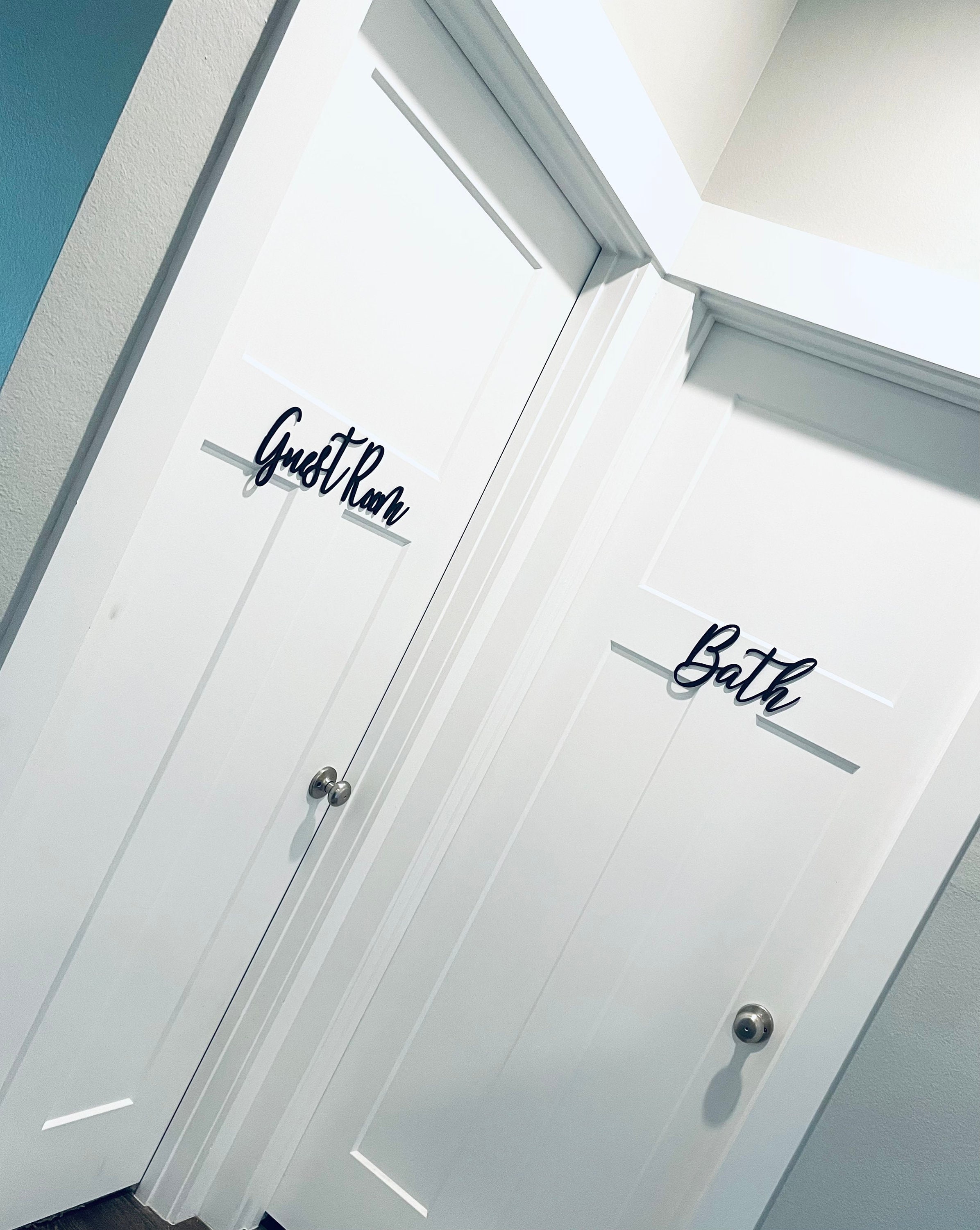 Bath Door Sign - Etsy