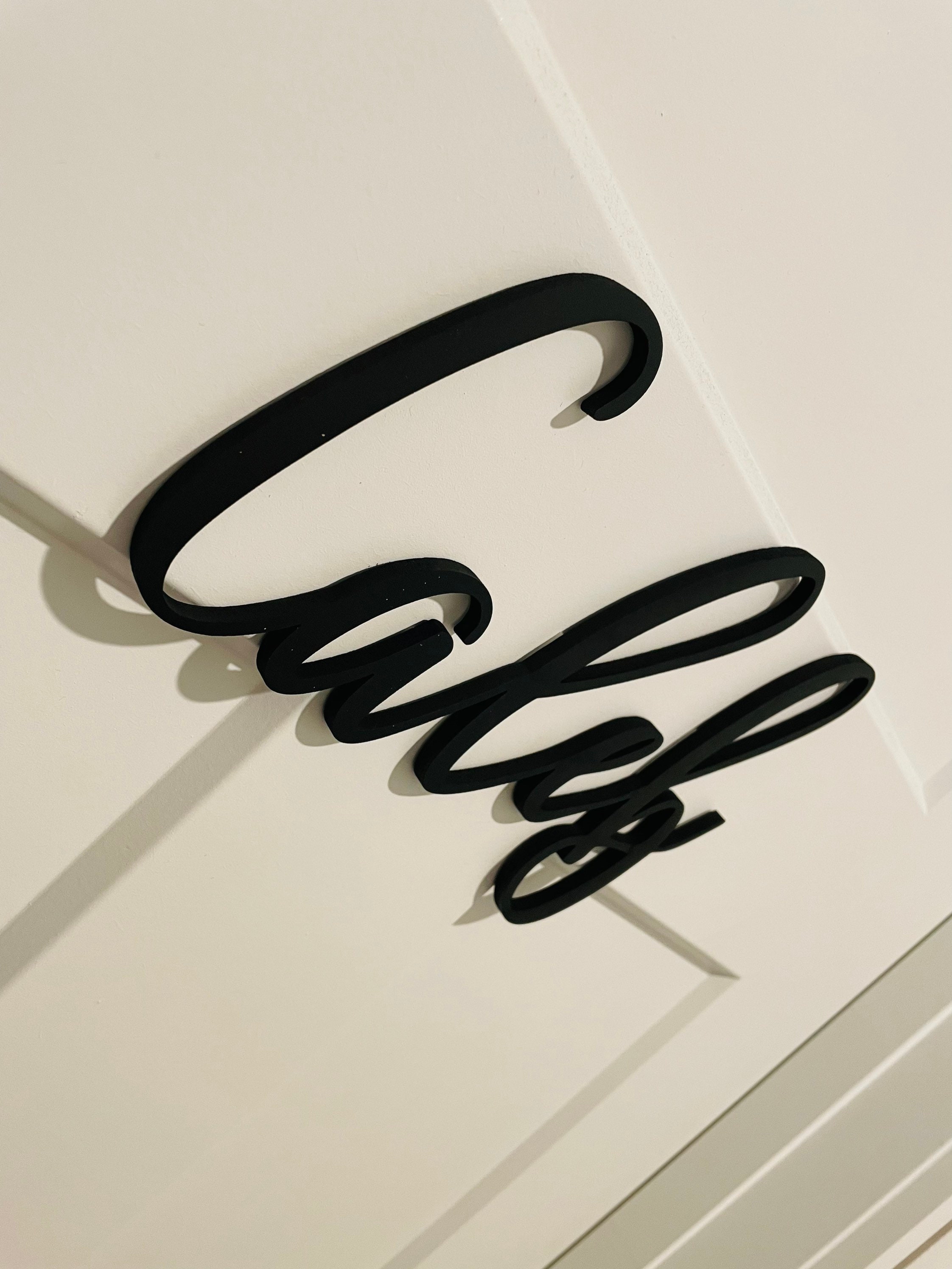 Custom Word/name Door Script - Etsy