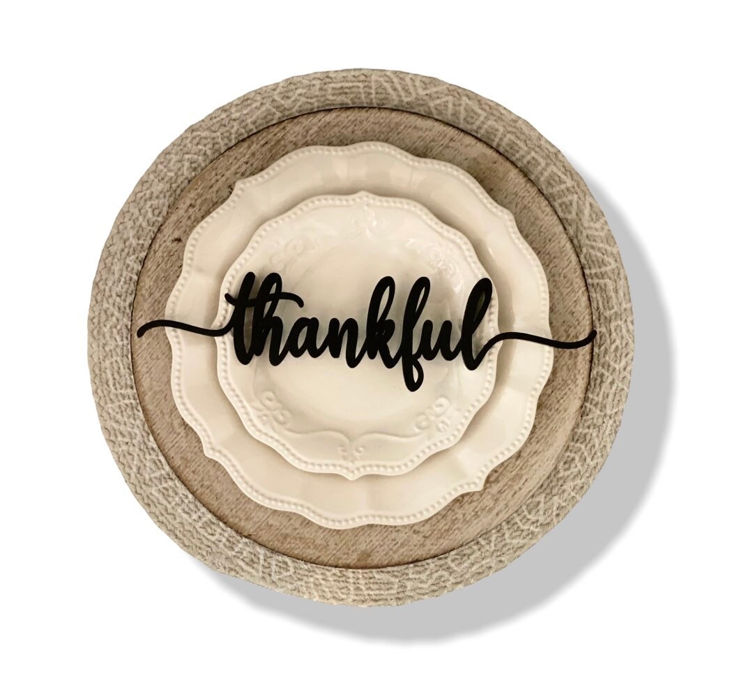 Thanksgiving Place Cards / Plate Toppers/ Name Cards/ - Etsy