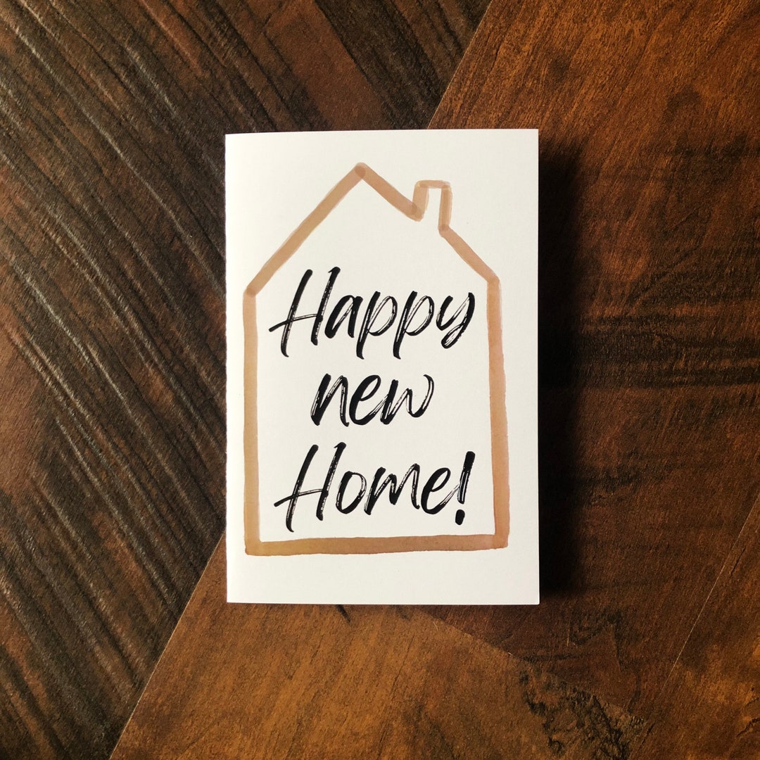 Happy New Home Card - Etsy
