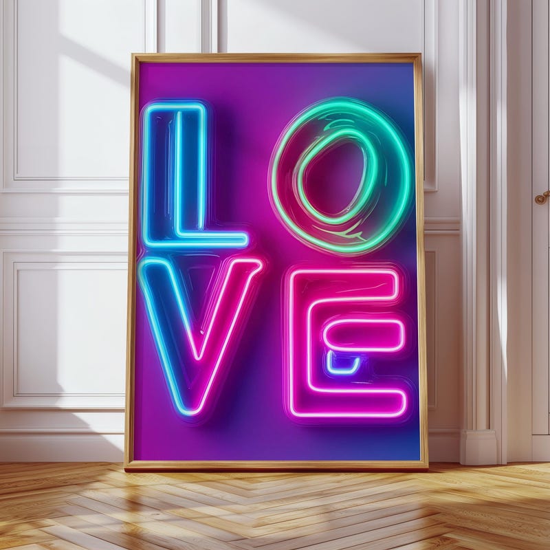 Retro Neon Sign - Etsy