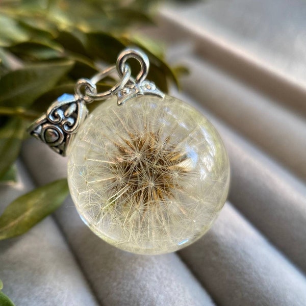 Dandelion Necklace - Etsy