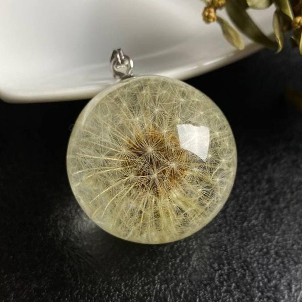 Dandelion Necklace - Etsy