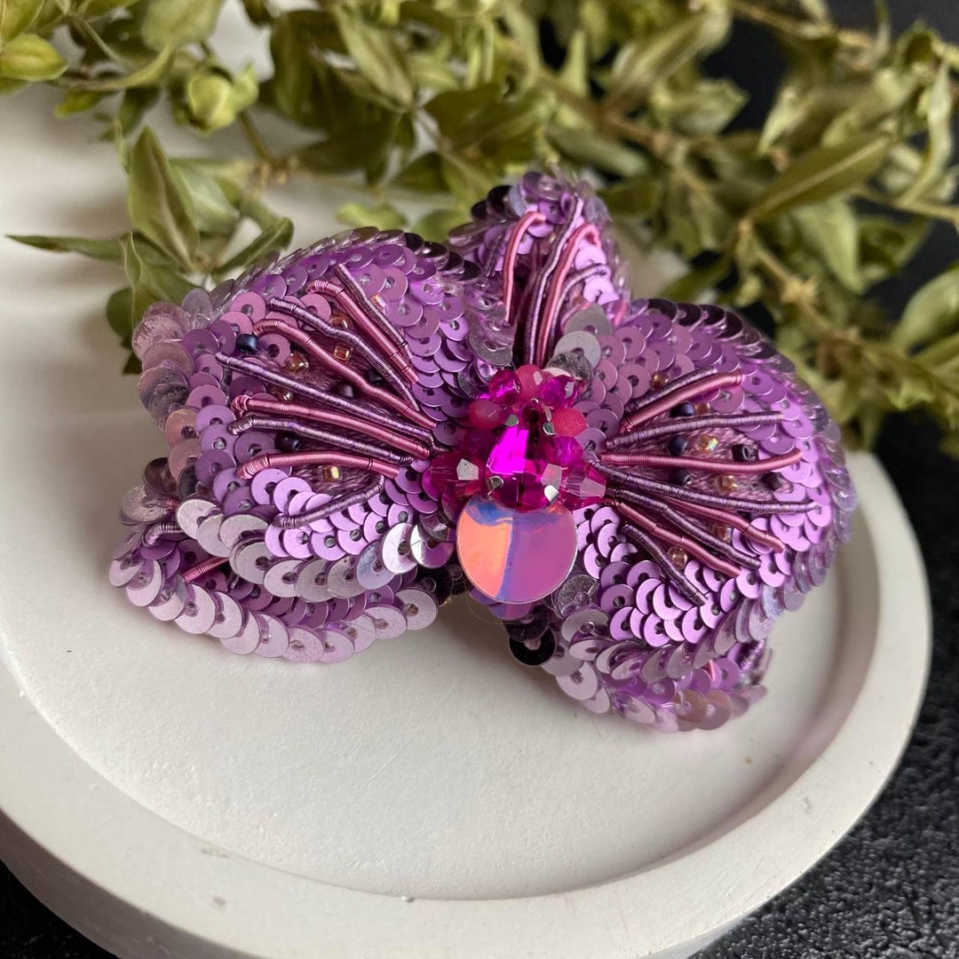 Orchid Brooch, Orchid Pin, Orchid Jewelry, Phalaenopsis Jewelry - Etsy