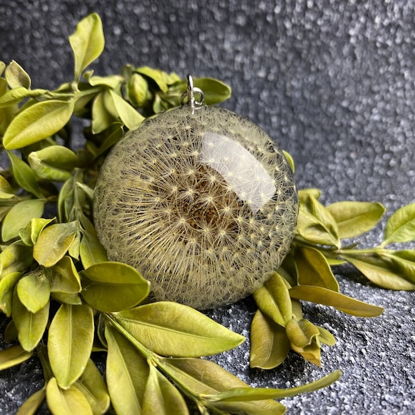 Dandelion Necklace - Etsy