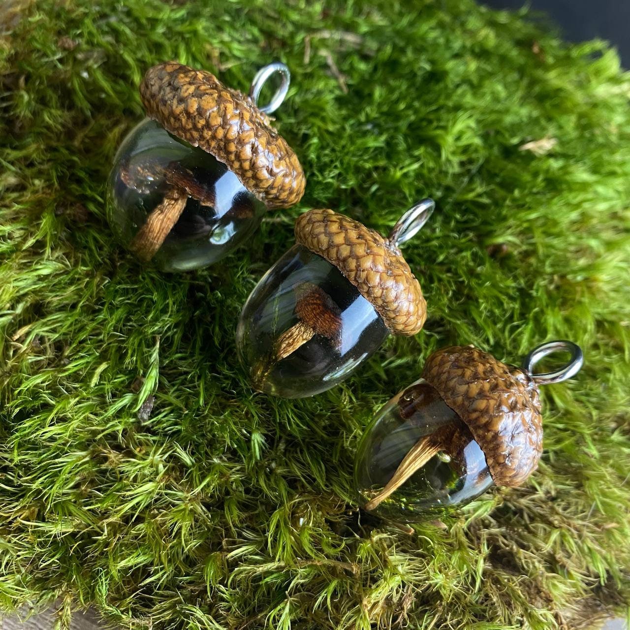 Acorn Mushroom Pendant Acorn Pendant Acorn Necklace Acorn - Etsy