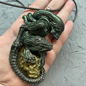Xenomorph Necklace, Pendant Xenomorph, Xenomorph Alien - Etsy