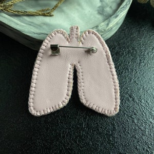 Anatomical Lung Brooch, Anatomical Lung Pin, Pulmonologist Gift ...