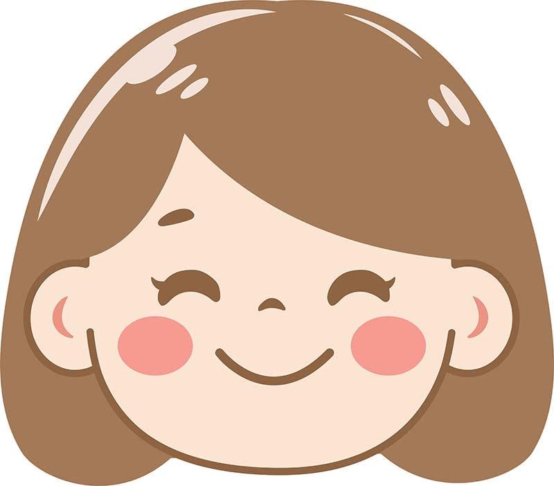 Kids Face Clipart | Cute Children Faces PNG | Student Avatar Clip Art ...