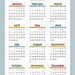 2024-25 Calendar Printable, Yearly Calendar,one Page Calendar, Year at ...