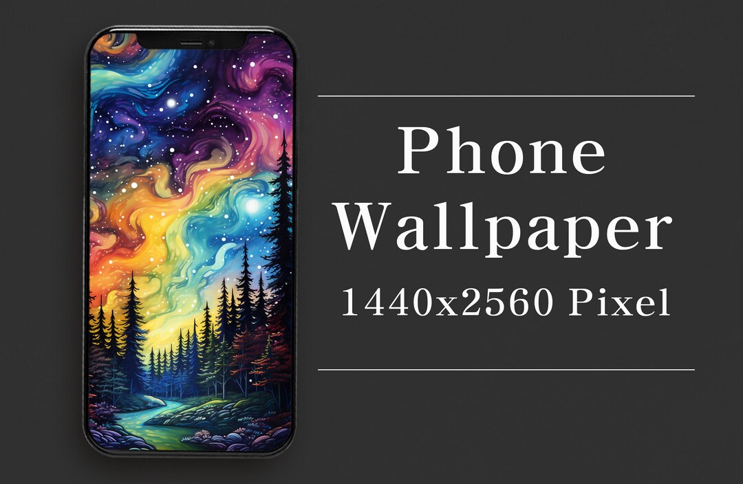 Van Gogh Style Phone Wallpaper, Landscape Art (digital Download) - Etsy