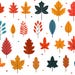 Autumn Leaves Clipart,fall Elements Clipart, Autumn Leaves, Fallen ...