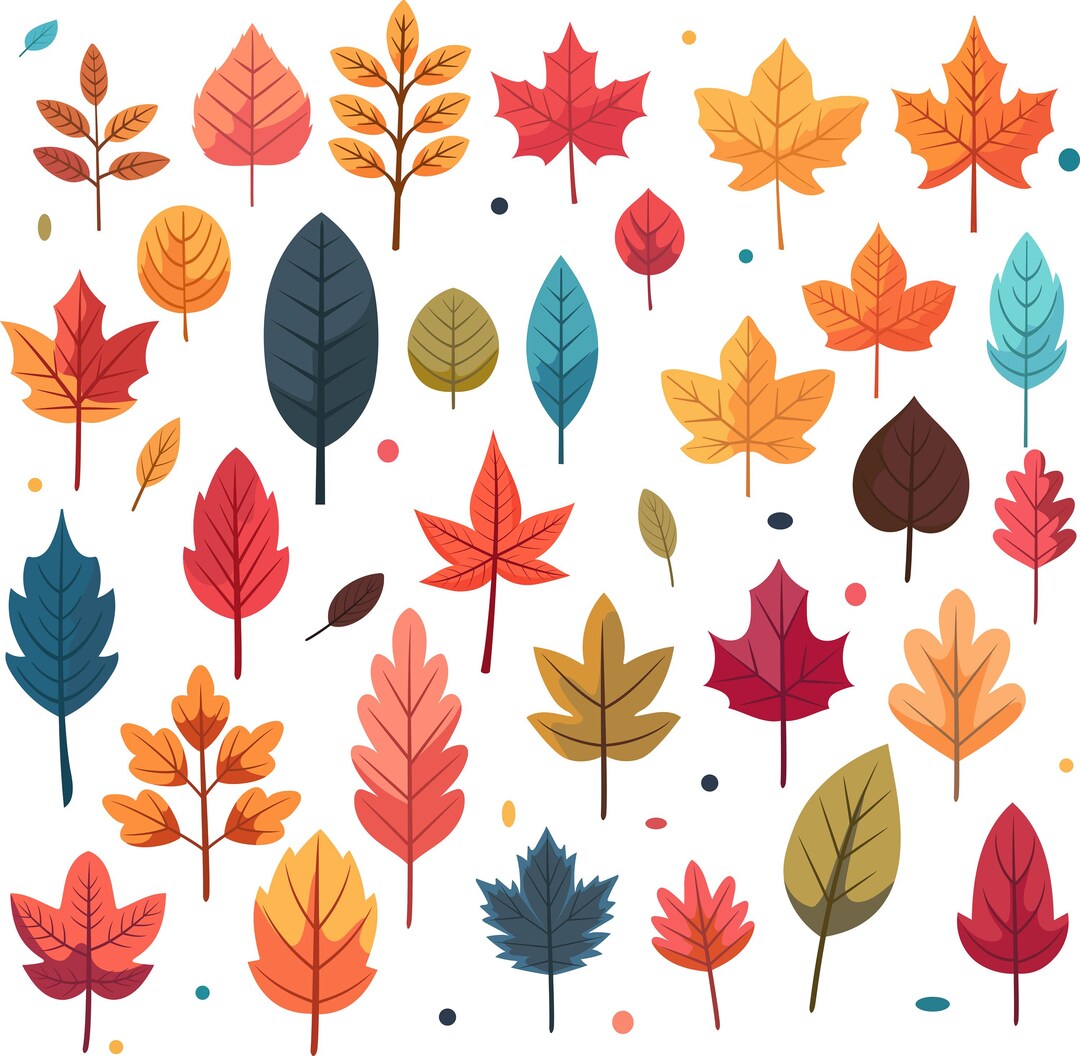 Autumn Leaves Clip Art, Autumn Leaves, Fallen Leaves Clipart, Fall ...