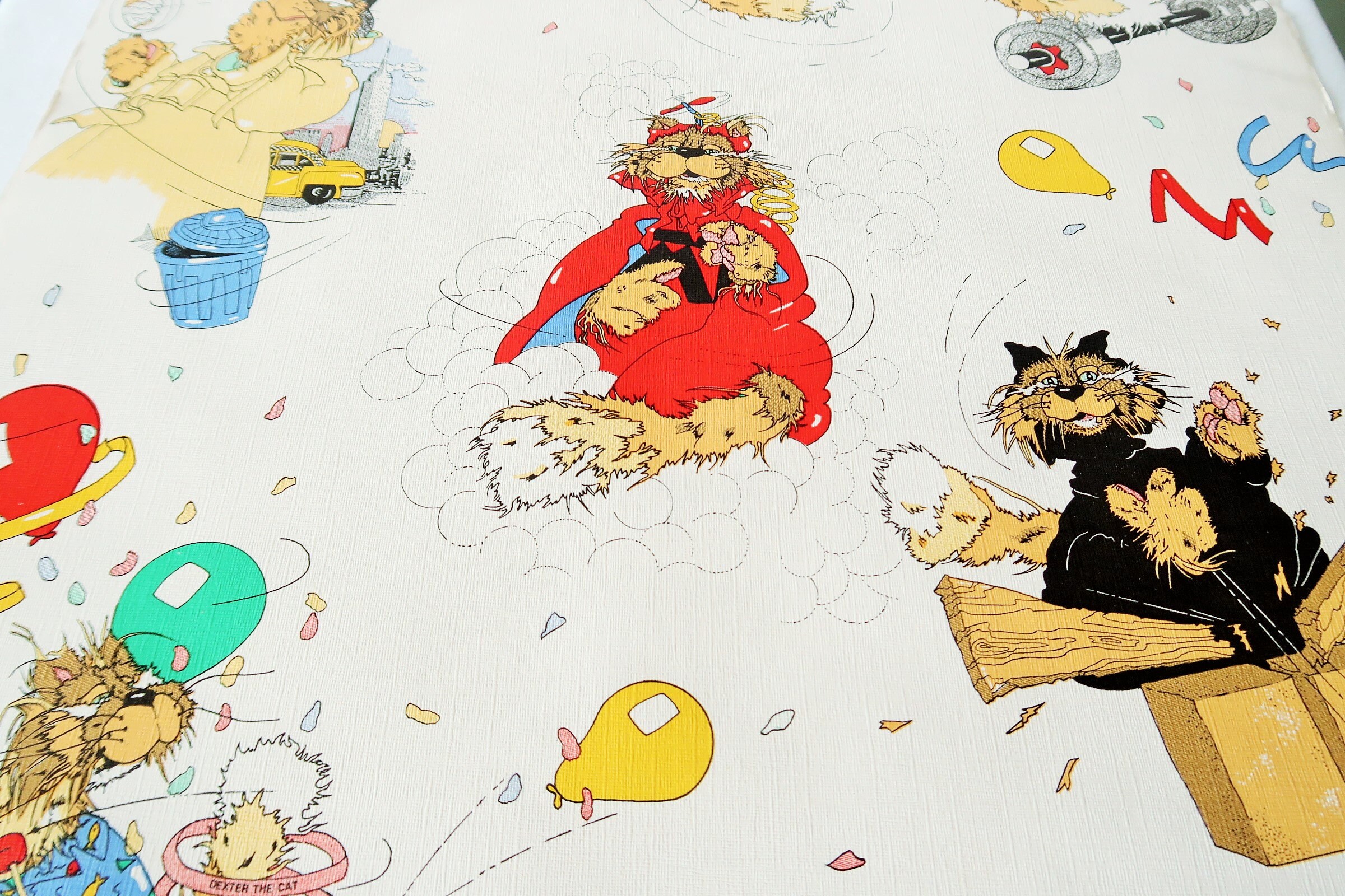 Dexter the Cat Wallpaper Original Vintage Wallpaper - Etsy