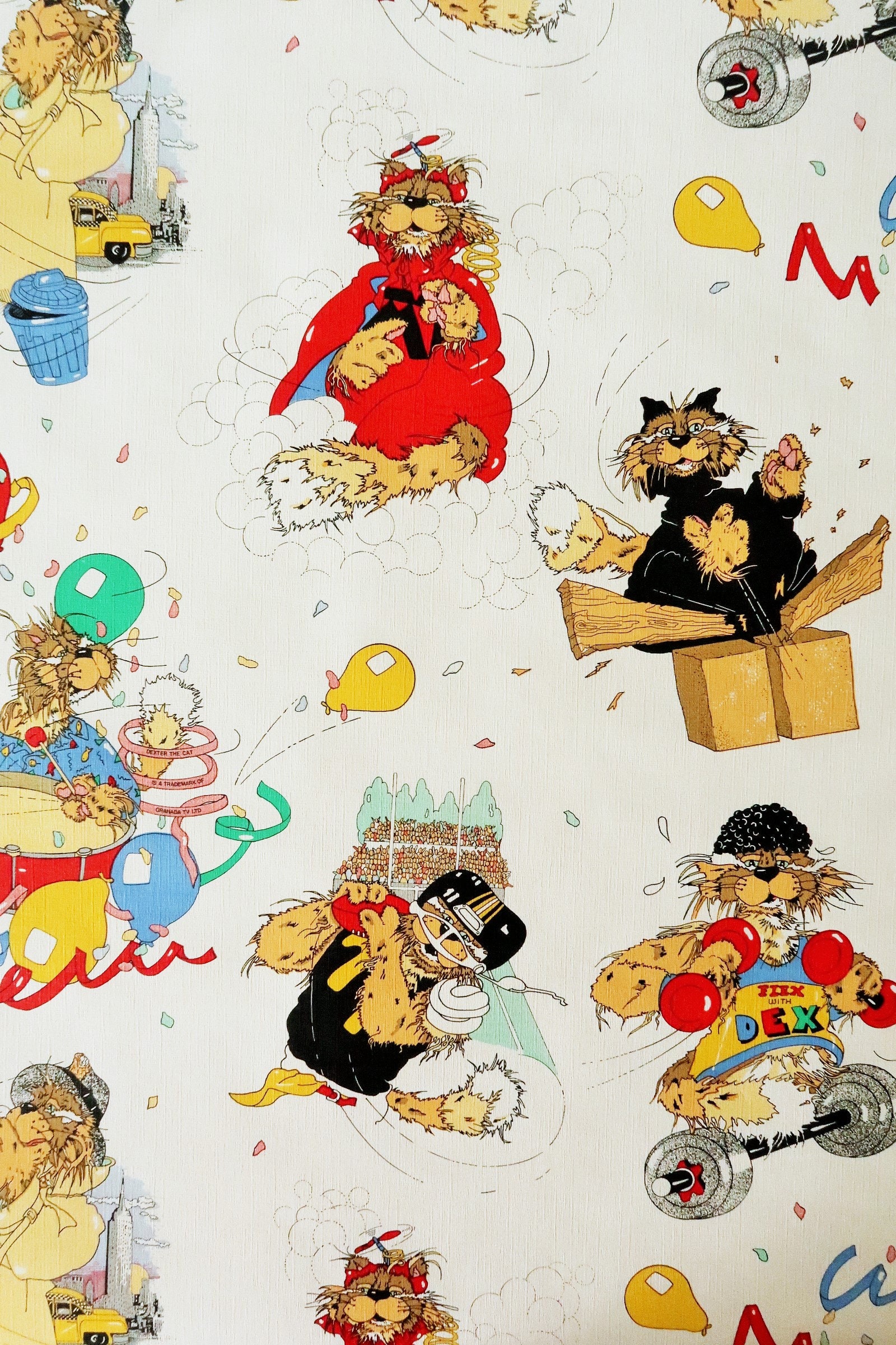 Dexter the Cat Wallpaper Original Vintage Wallpaper - Etsy