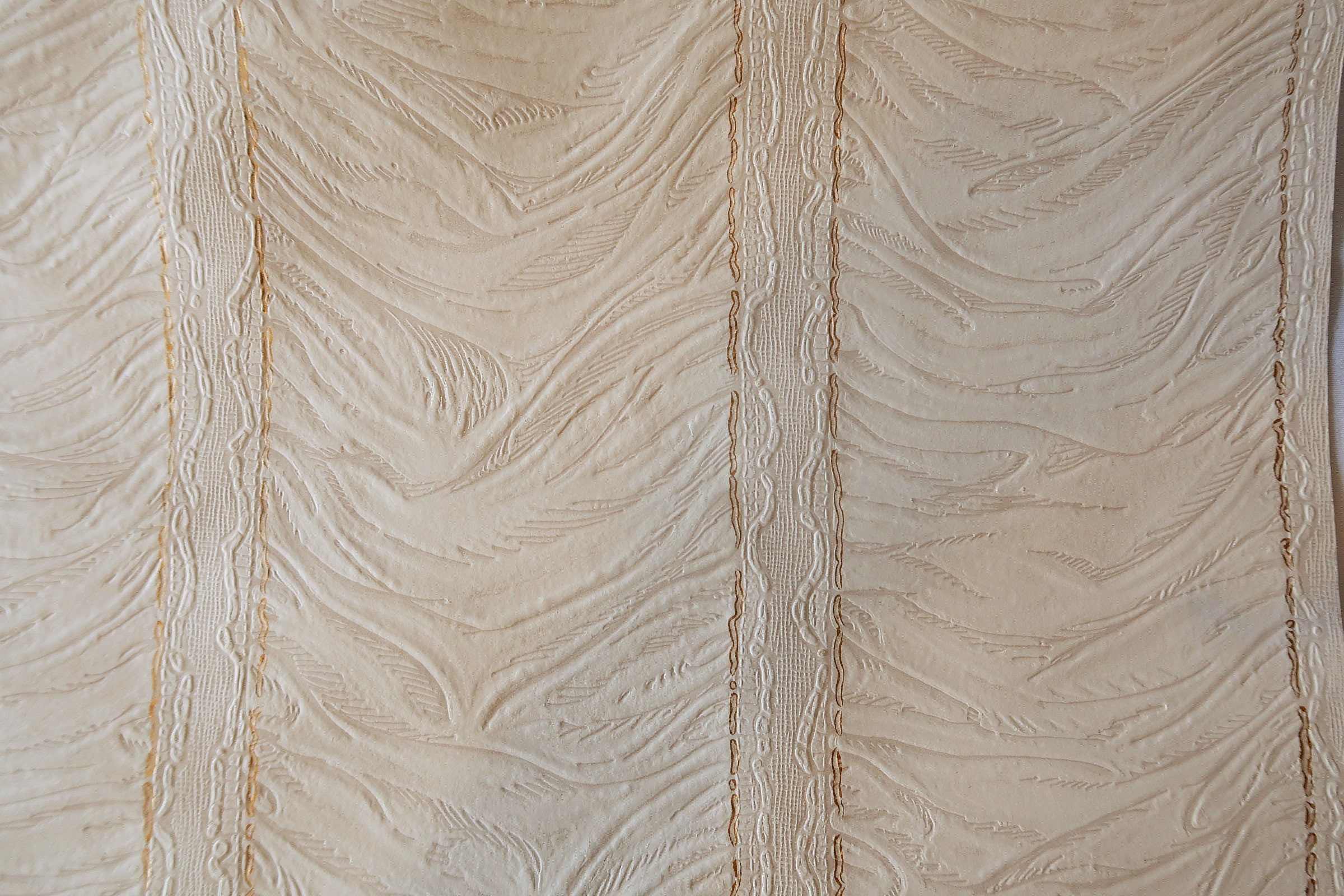 Kitsch Wallpaper - Embossed Wallpaper - Anaglypta Paper -mid Century ...