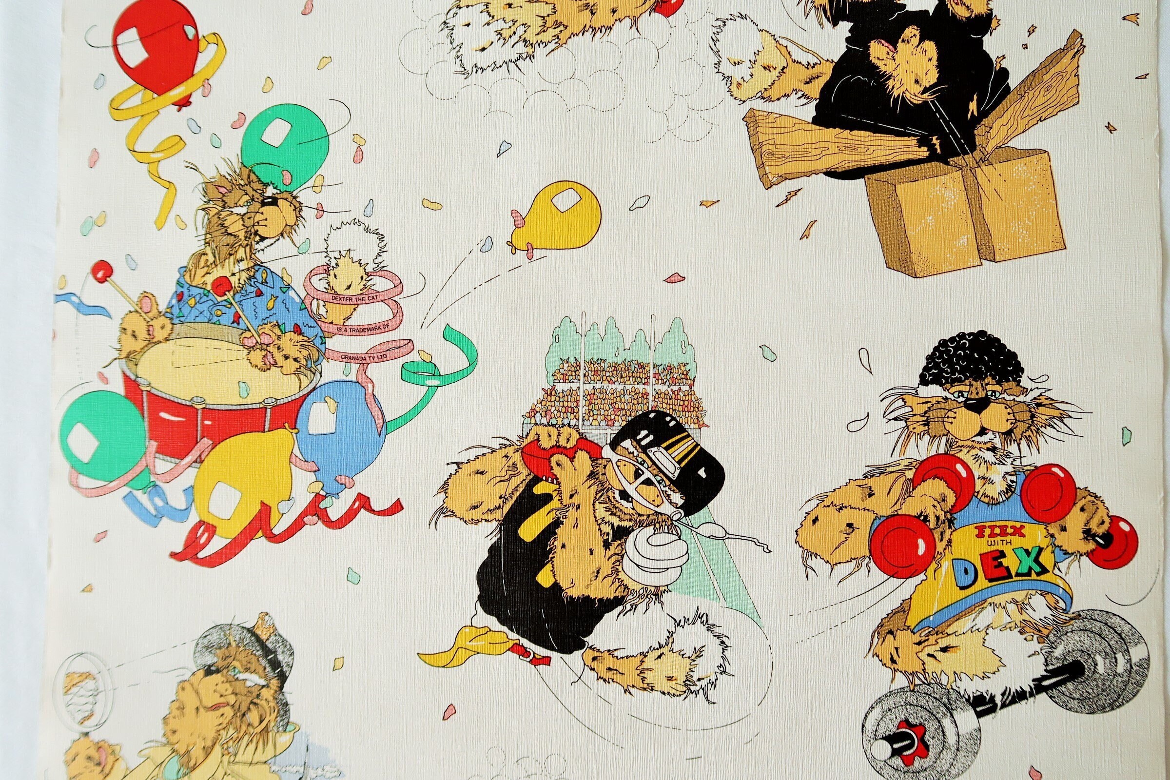 Dexter the Cat Wallpaper Original Vintage Wallpaper Granada TV Cartoon ...