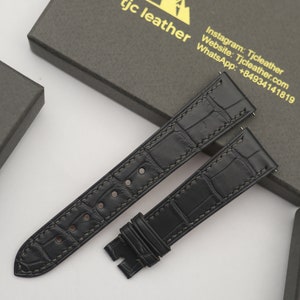 Genuine Alligator Skin Watch Strap Alligator Leather Watch Strap ...