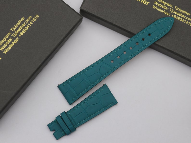 Genuine Alligator Skin Watch Strap Alligator Leather Watch - Etsy