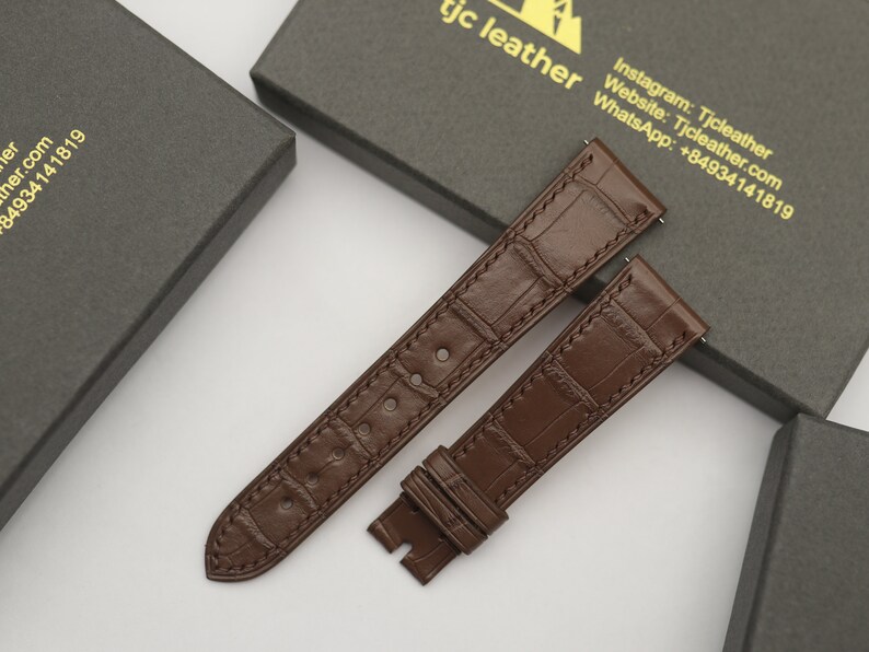 Genuine Alligator Skin Watch Strap Alligator Leather Watch - Etsy